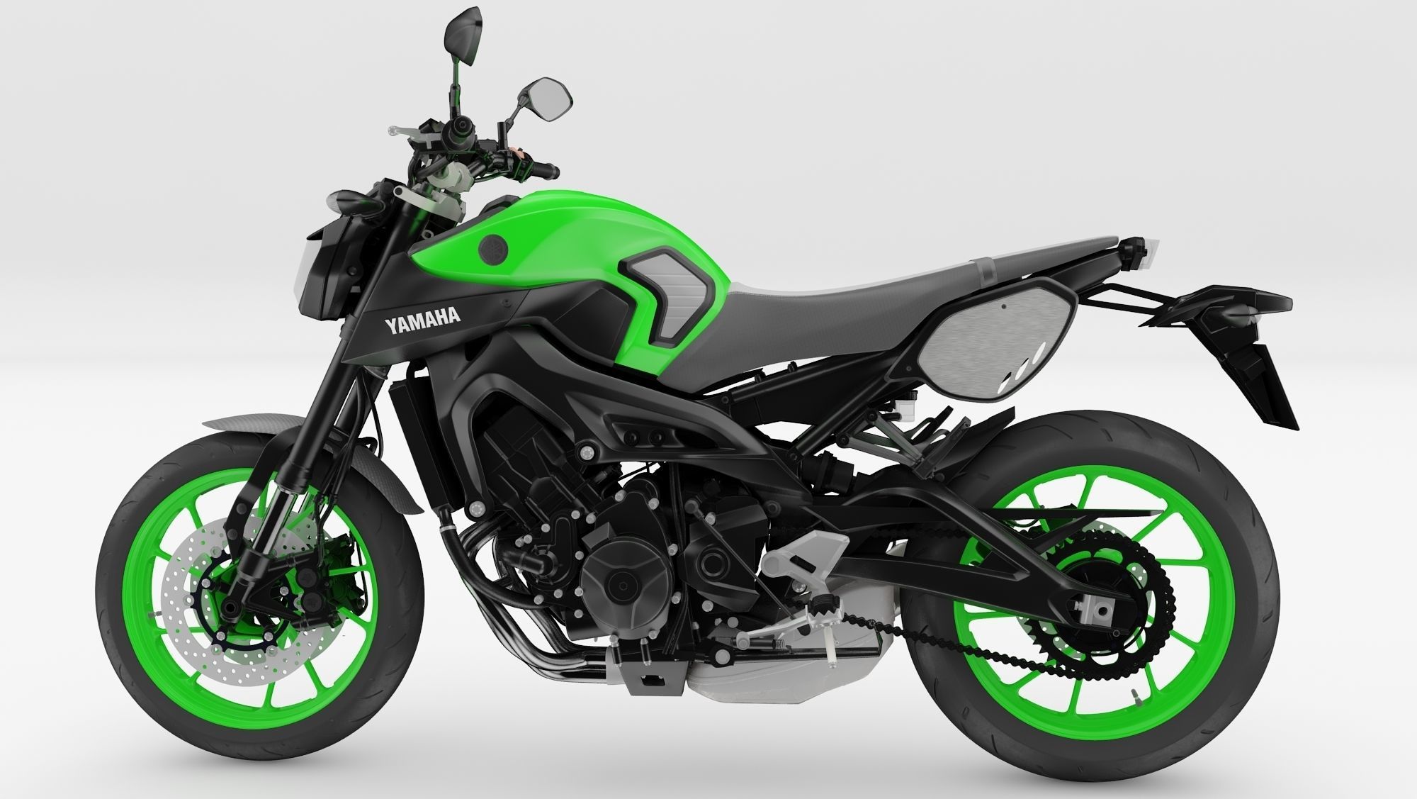 Yamaha MT-09 3D model | CGTrader