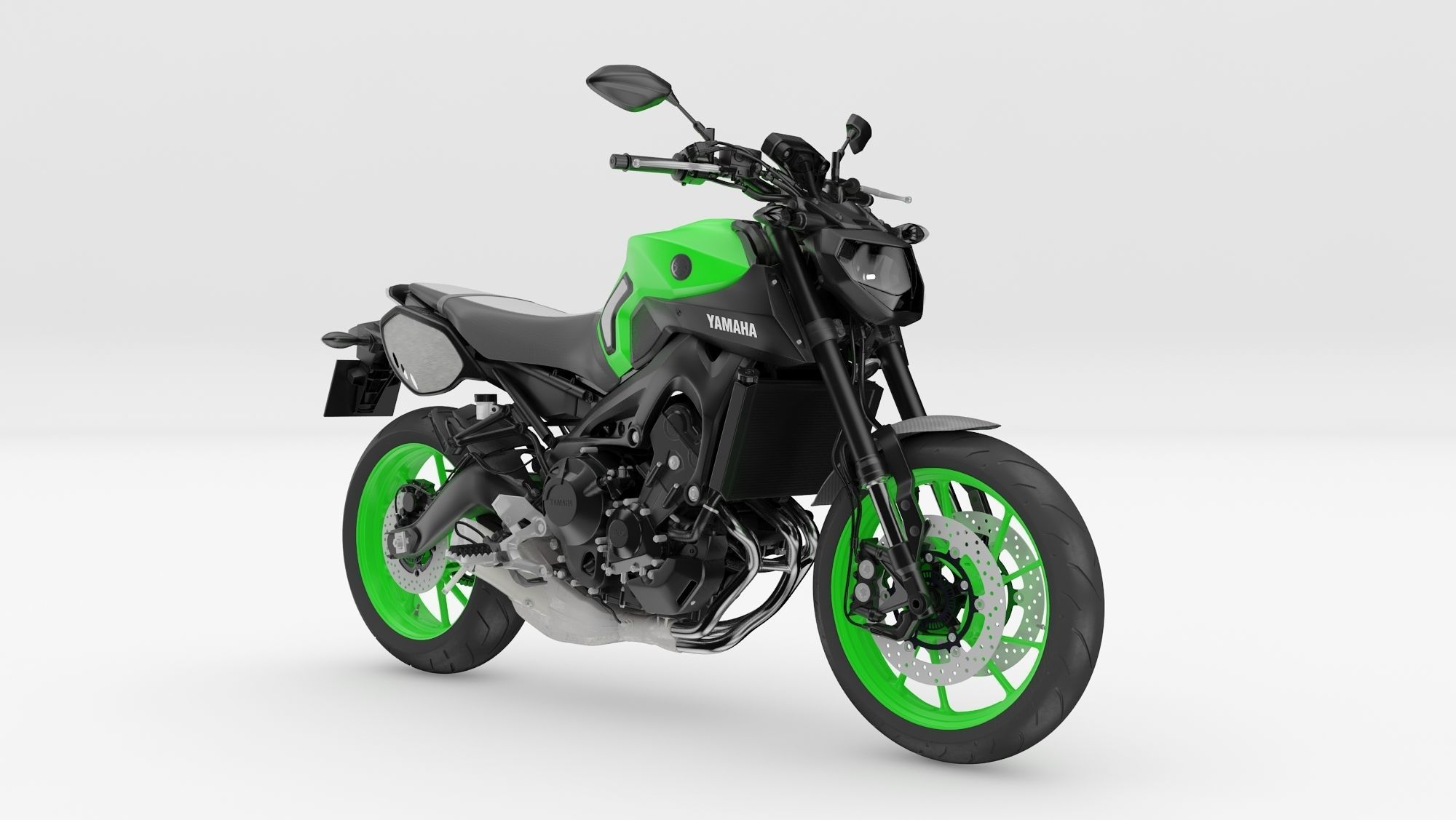 Yamaha MT-09 3D model | CGTrader
