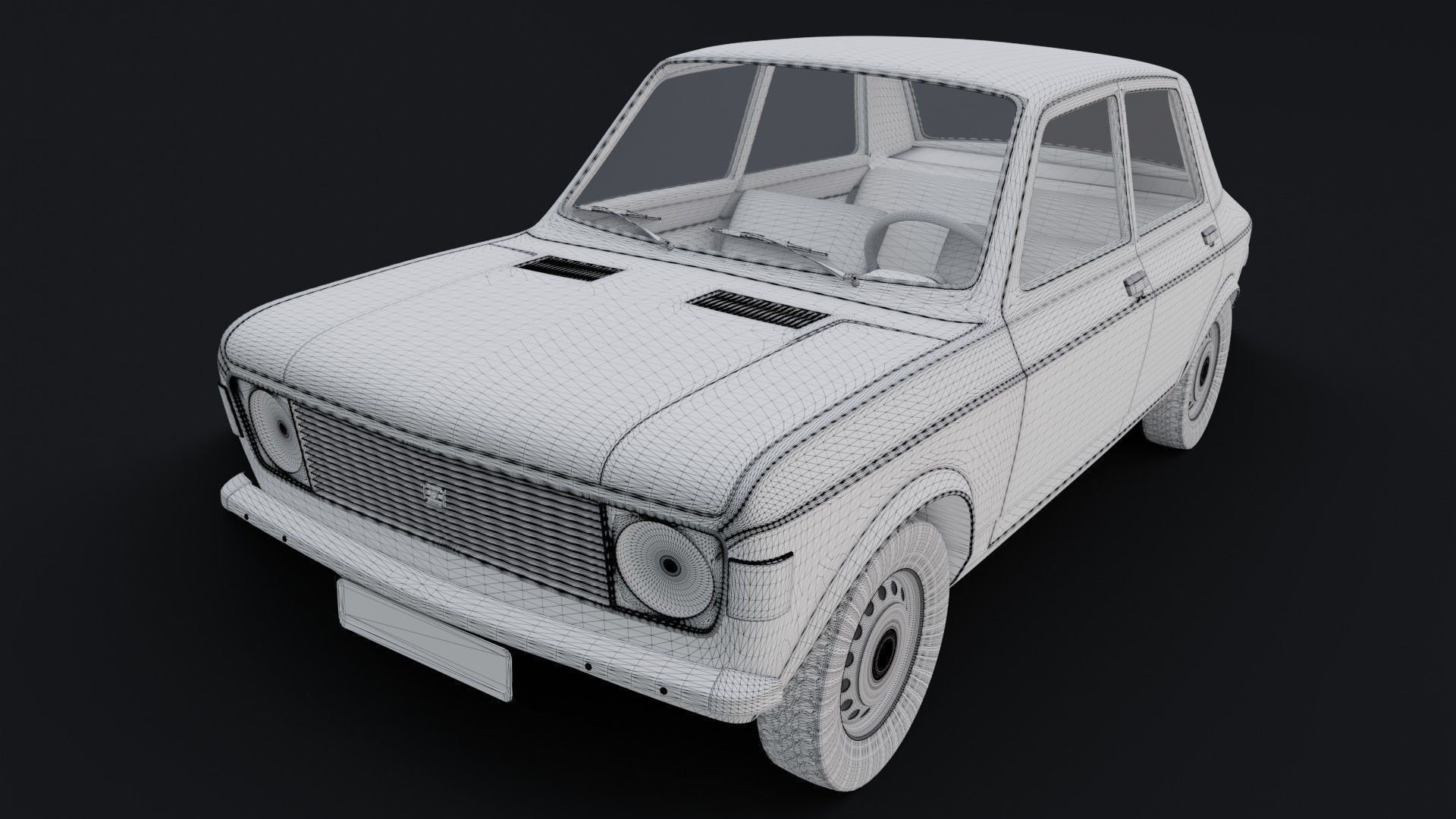 Zastava 1100 - Yugo Skala 3D model | CGTrader