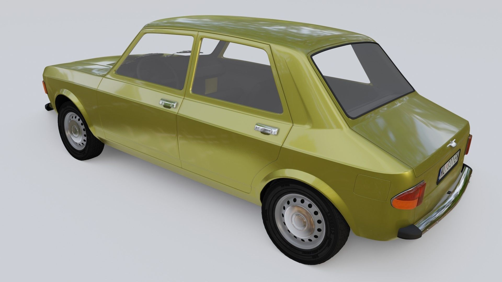 Zastava 1100 - Yugo Skala 3D model | CGTrader