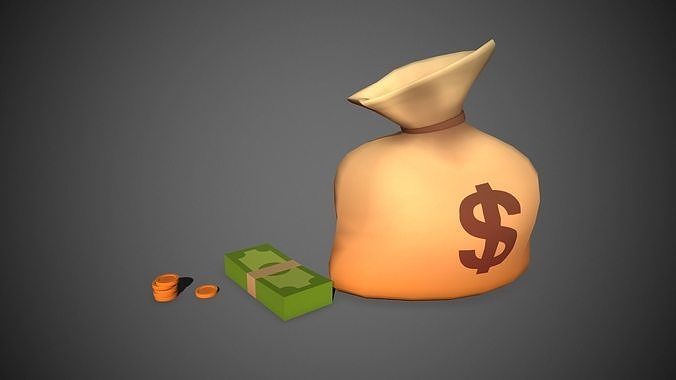 3D model Money Assets Cartoony Money Props VR / AR / low-poly | CGTrader