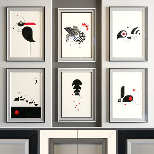 3D model Art Frame 0105 VR / AR / low-poly | CGTrader