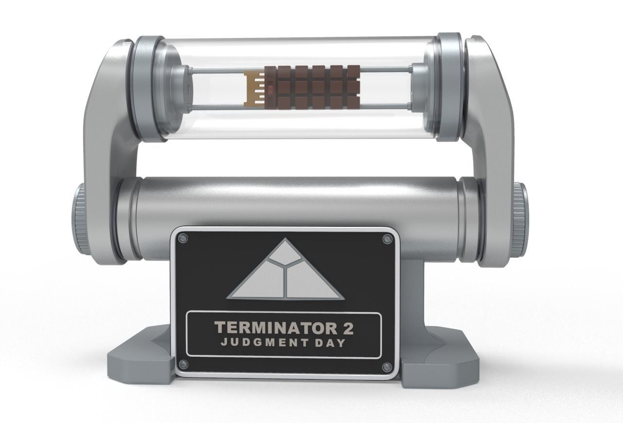 Terminator Brain Chip with stand 3D model | CGTrader