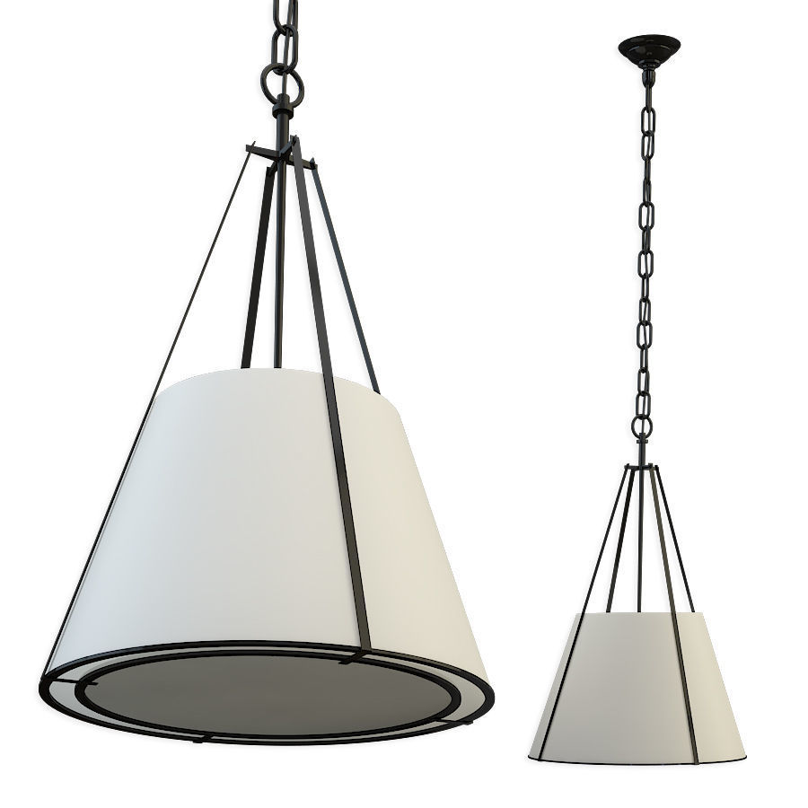 Circa Aspen Small Conical Hanging Shade 3D model | CGTrader