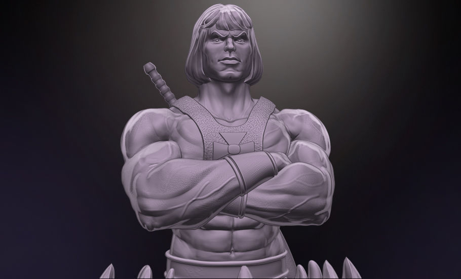 He-Man - Bust 3D model 3D printable | CGTrader