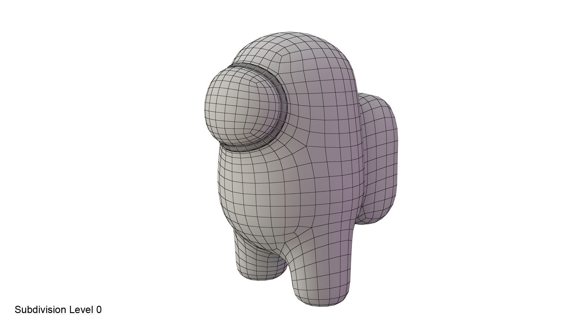 Among Us character free 3D model | CGTrader