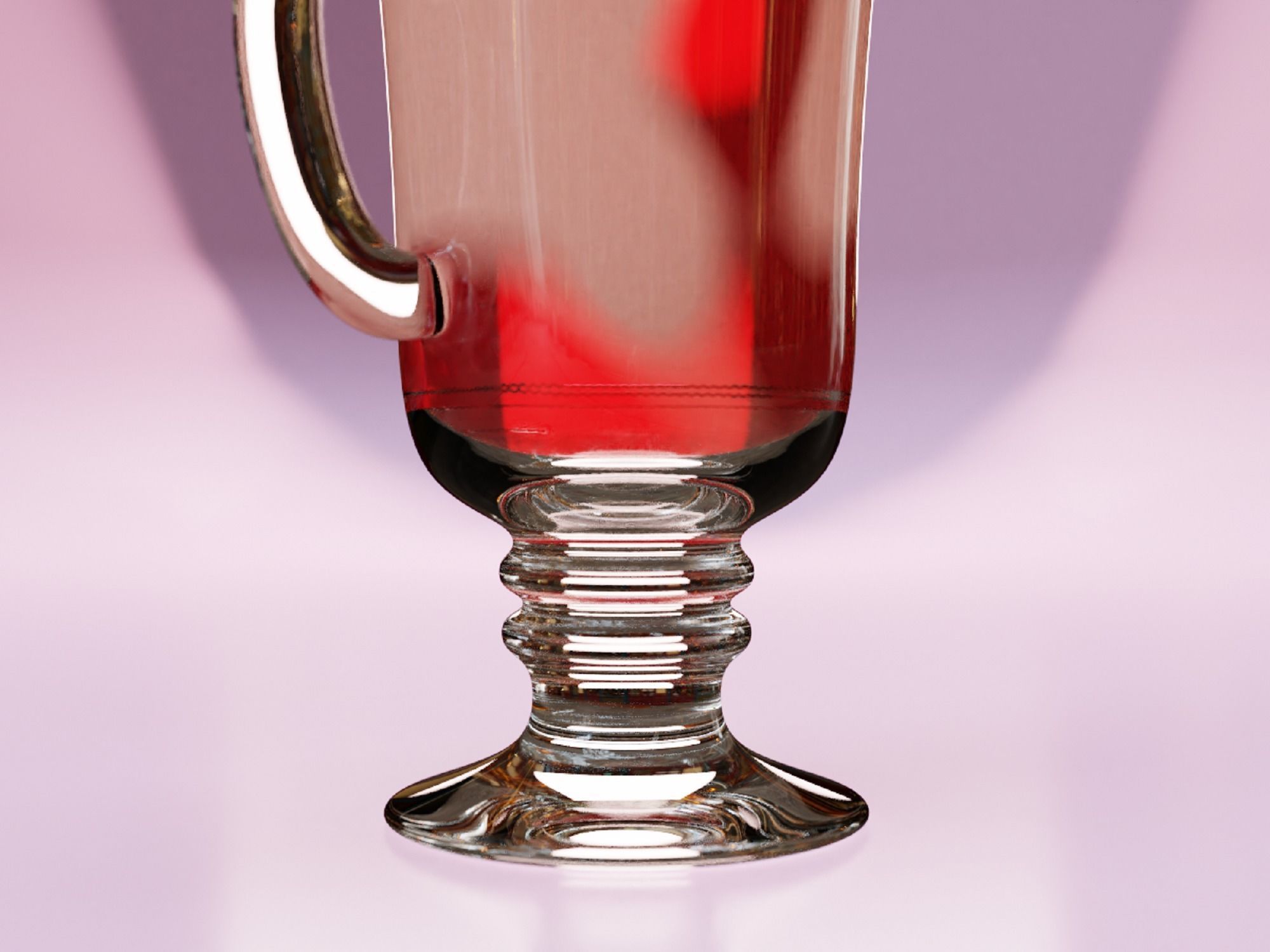 Classic Strawberry Milkshake with Chantilly and Cherry 3D model | CGTrader