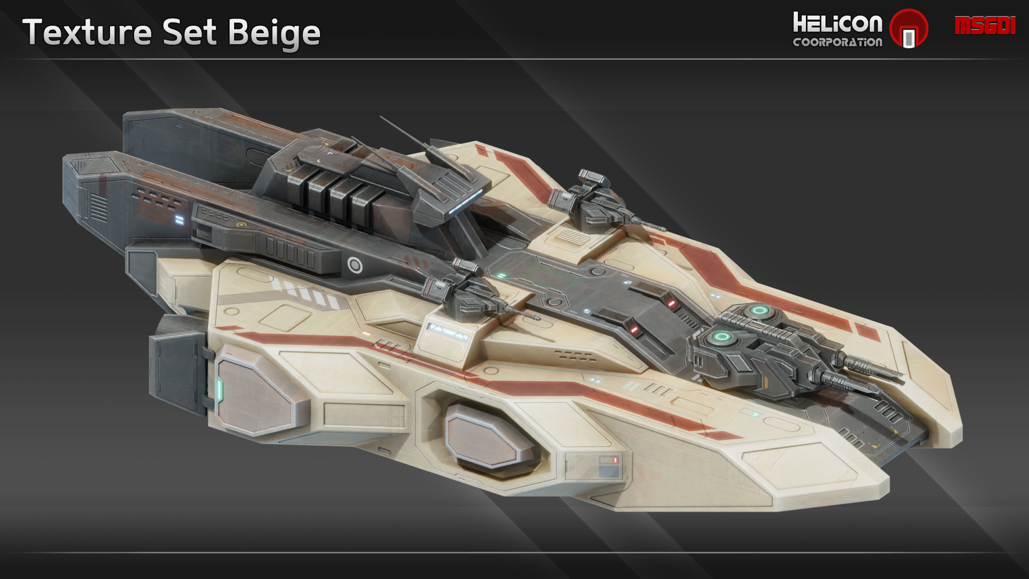 3d Model Bulk Class Frigate Vr Ar Low Poly Cgtrader