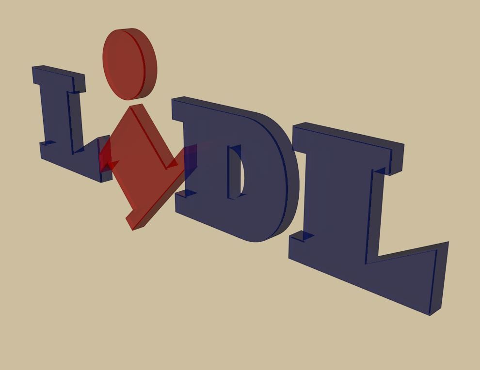 Lidl Logo In Plexiglass Free 3d Model Cgtrader