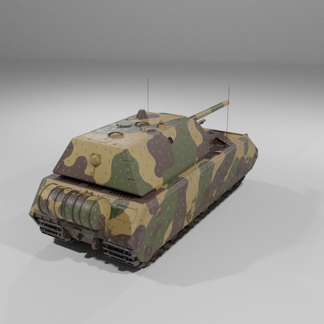 Panzerkampfwagen VIII Maus free 3D model | CGTrader