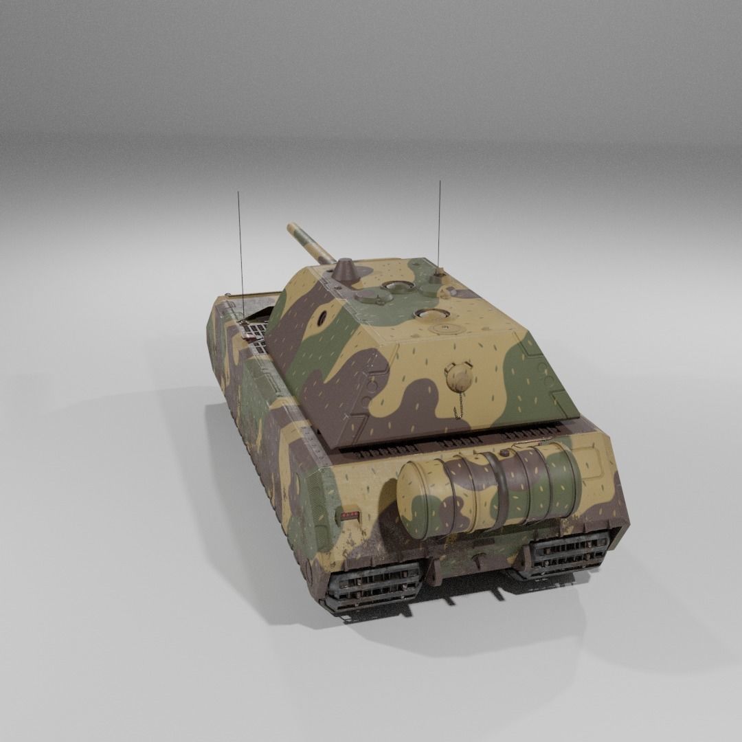 Panzerkampfwagen VIII Maus free 3D model | CGTrader
