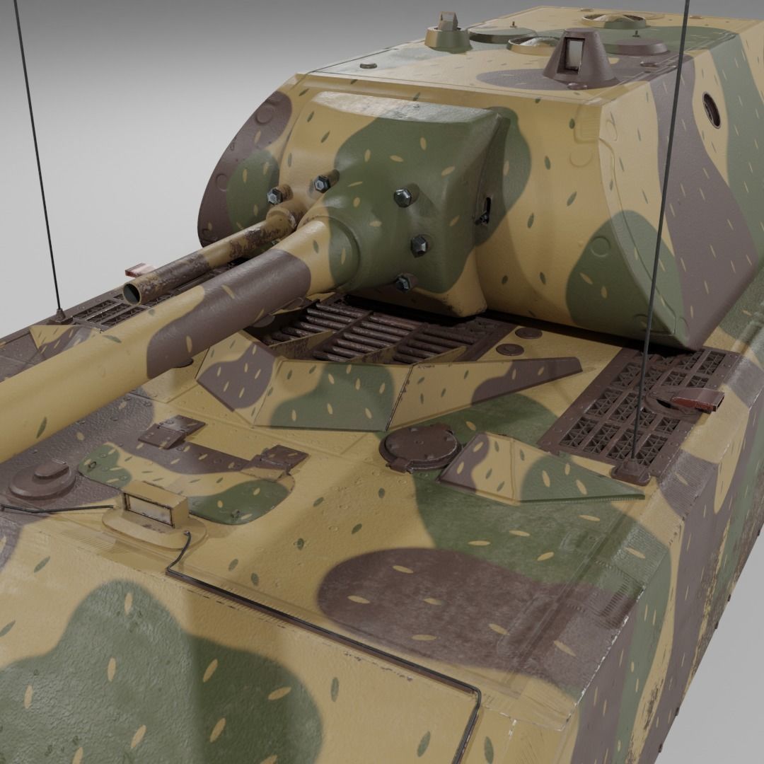 Panzerkampfwagen VIII Maus free 3D model | CGTrader