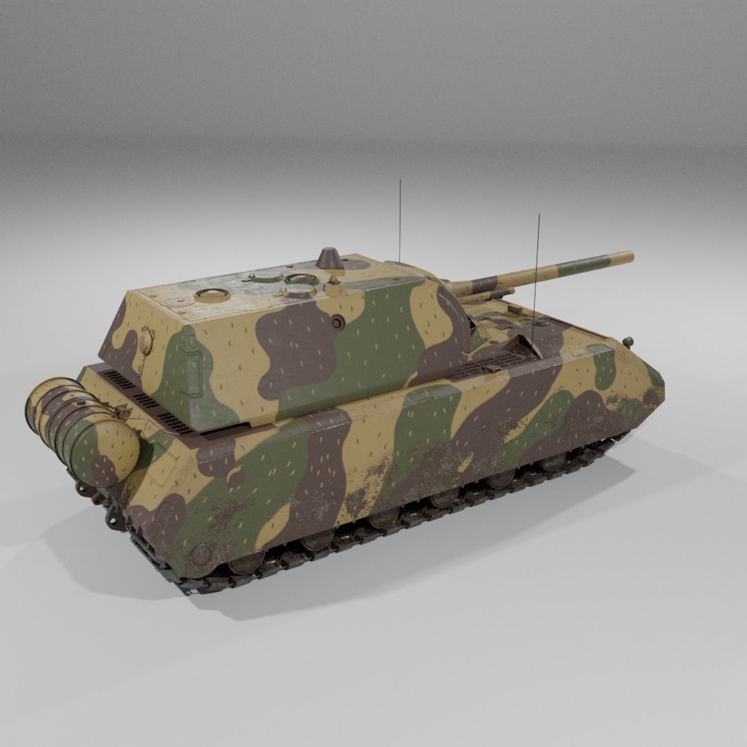 Panzerkampfwagen VIII Maus free 3D model | CGTrader