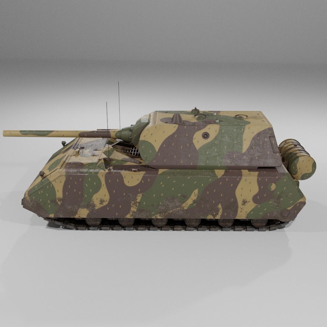 Panzerkampfwagen VIII Maus free 3D model | CGTrader