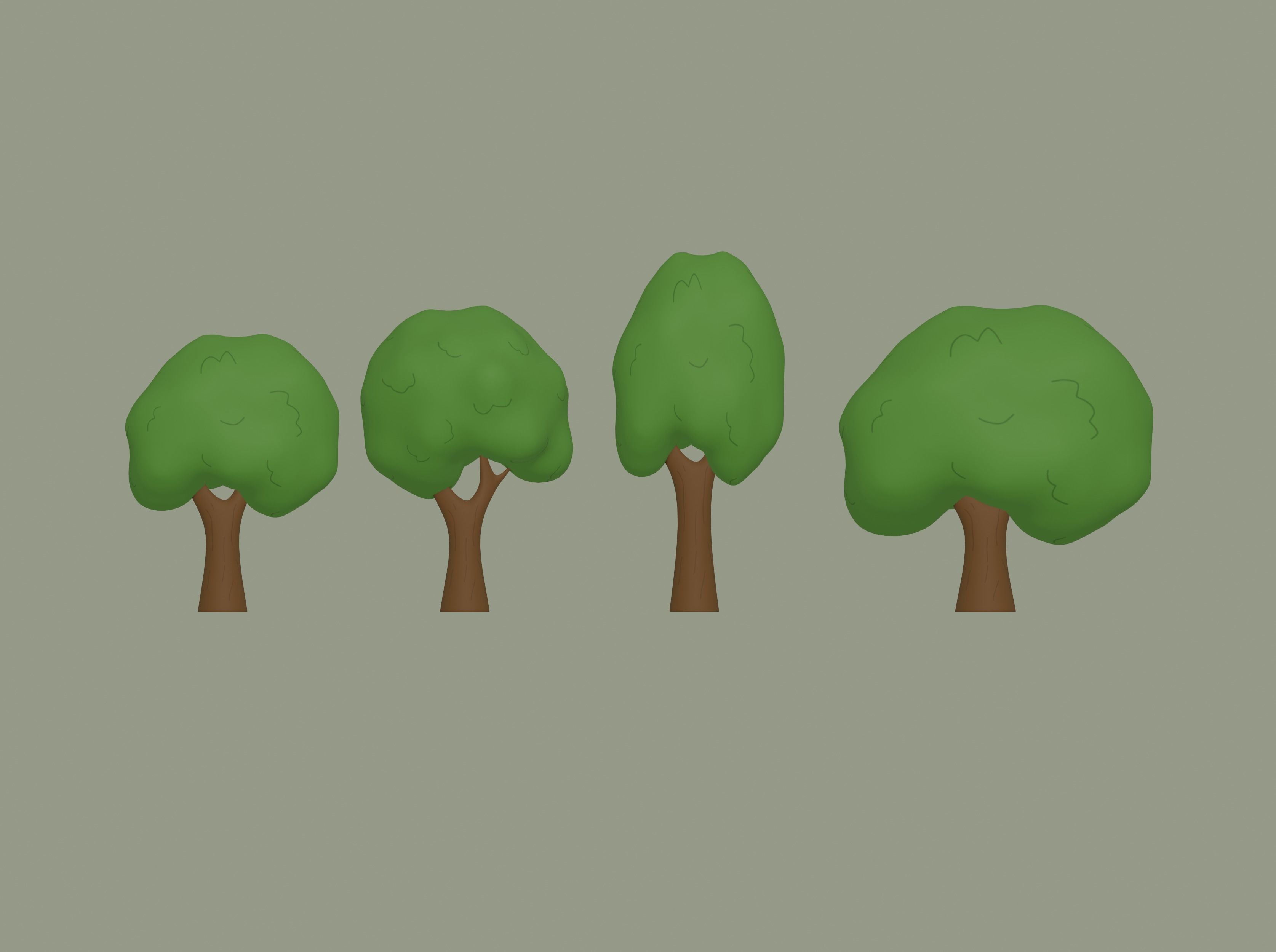 3D model Toon Tree | CGTrader