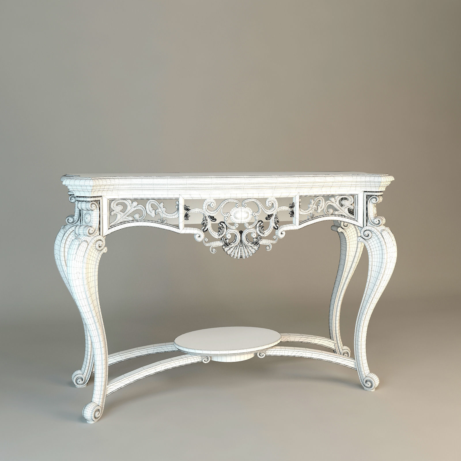 Volpi Console table 3D model | CGTrader