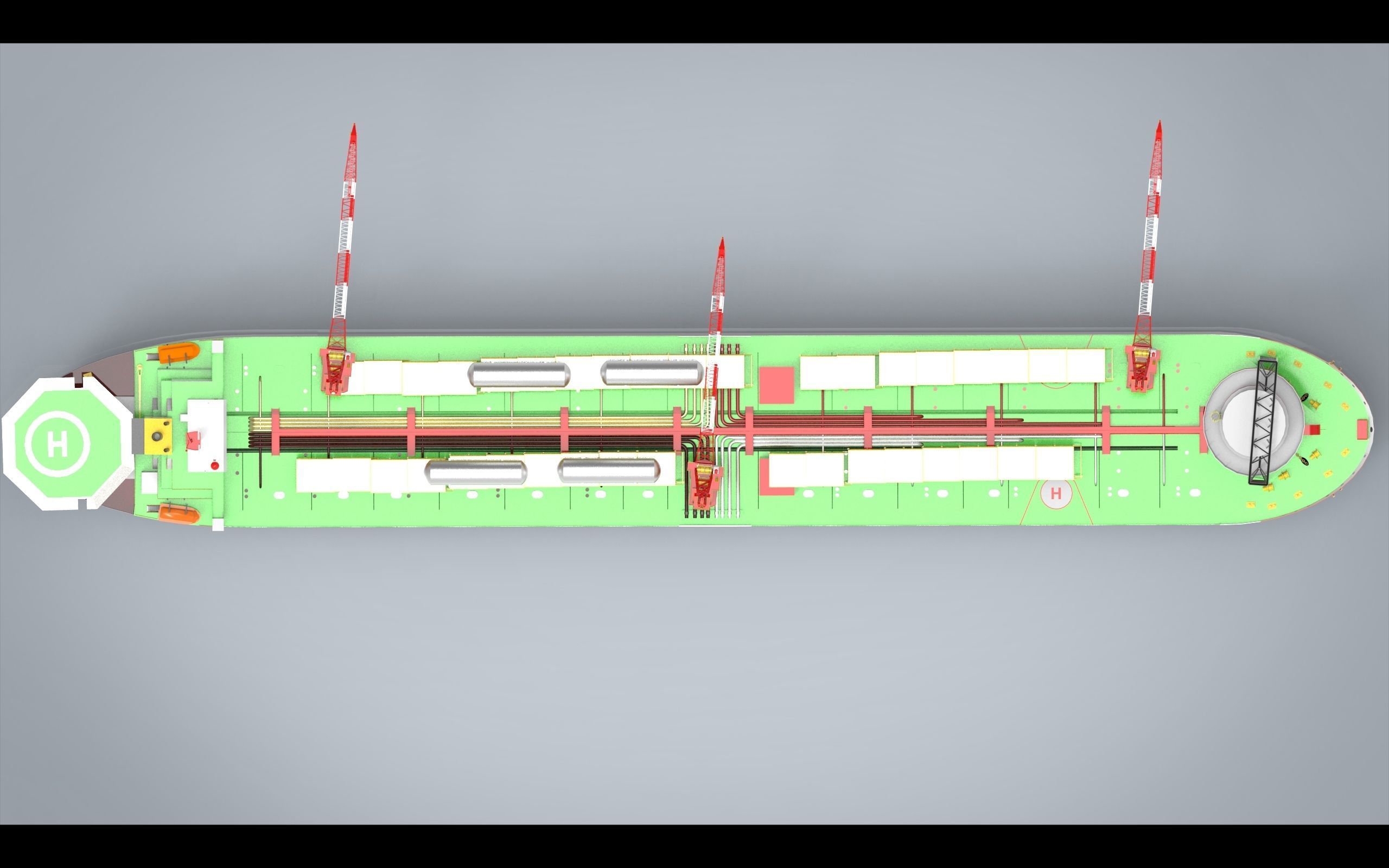 3D model FPSO Vessel VR / AR / low-poly | CGTrader