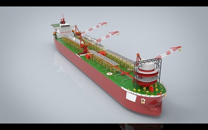3D model FPSO Vessel VR / AR / low-poly | CGTrader