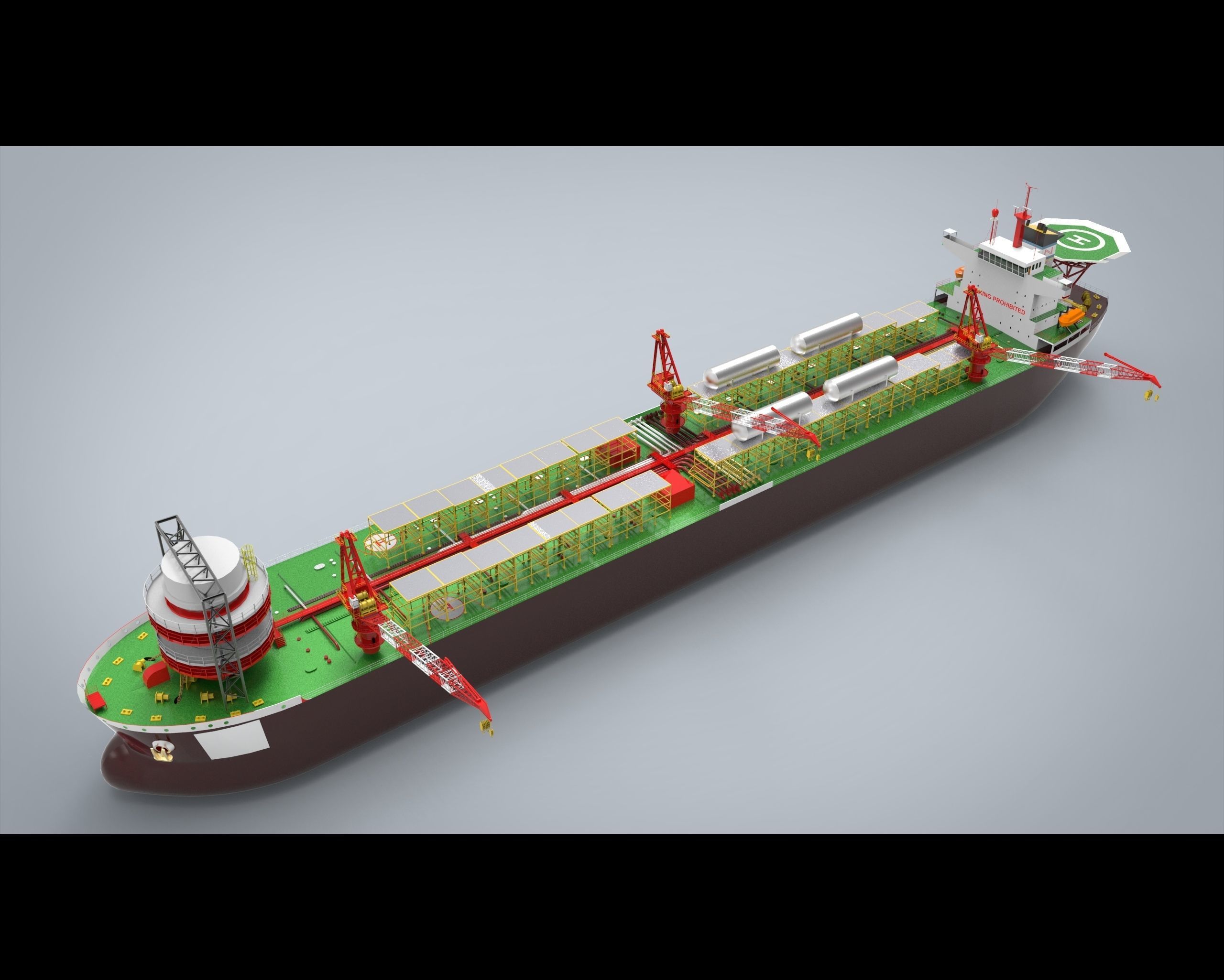 3D model FPSO Vessel VR / AR / low-poly | CGTrader