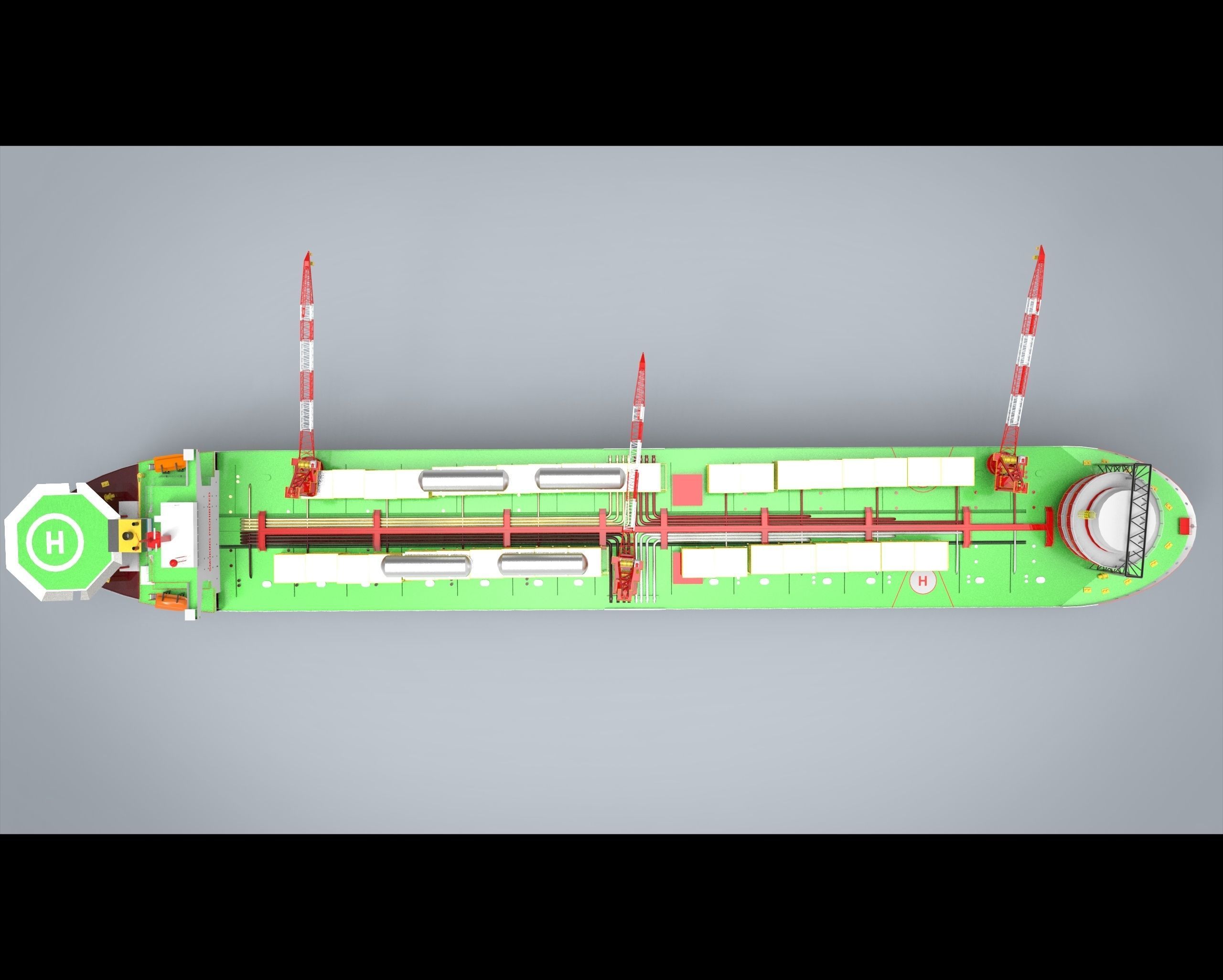 3D model FPSO Vessel VR / AR / low-poly | CGTrader