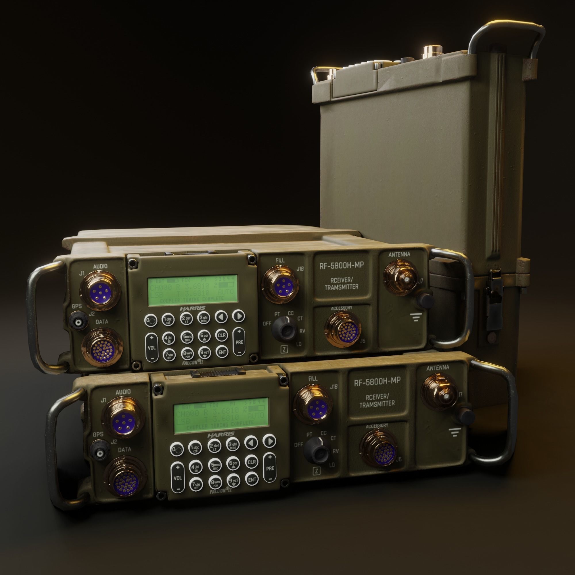 VR AR Ready Transmitter And Receiver 3d Model Harris 2