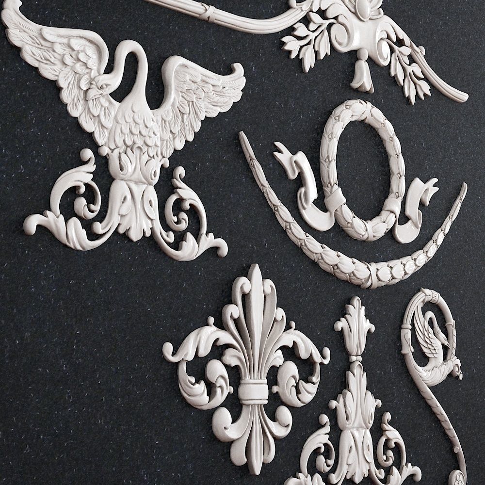 Decor pattern bird 3D model 3D printable | CGTrader