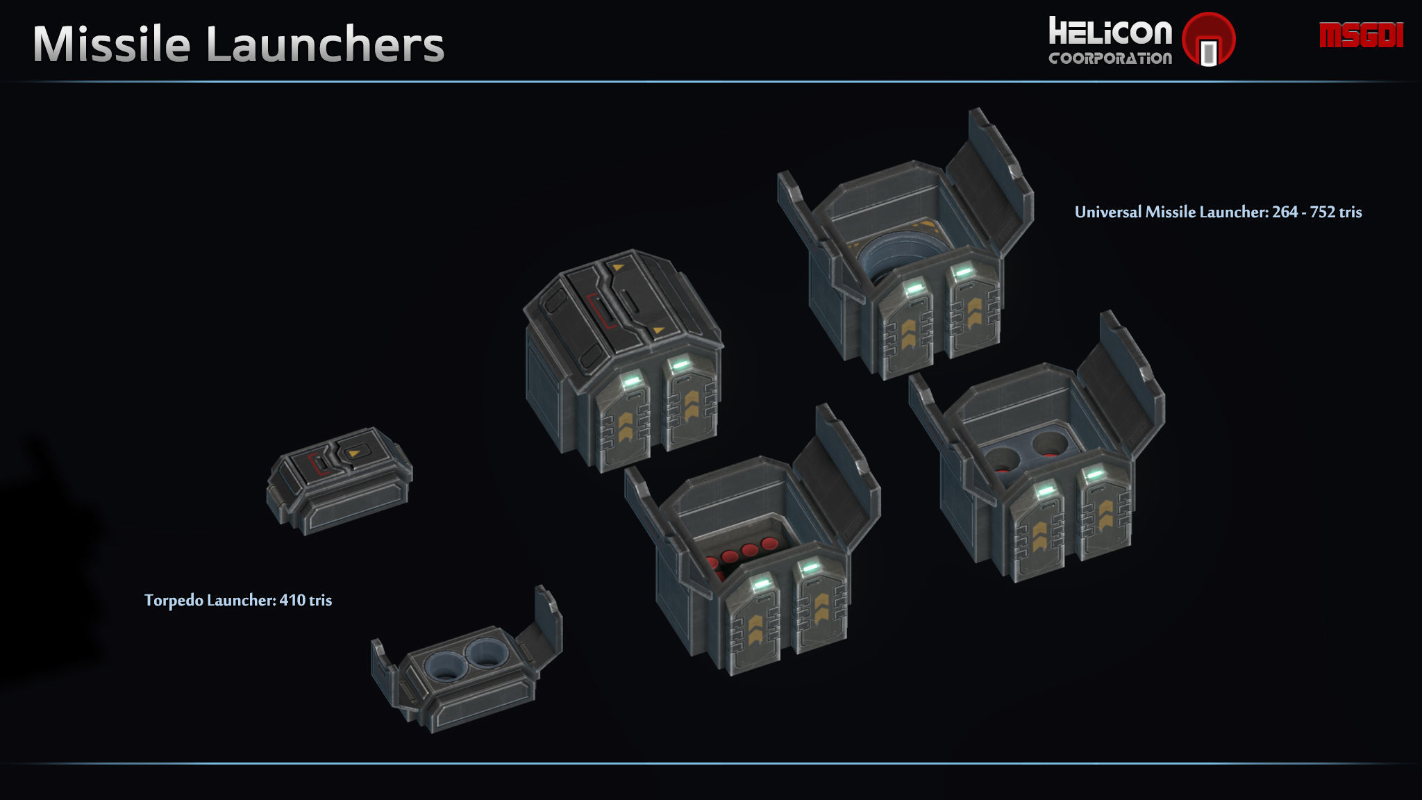 Helicon Corporation Fleet Collection | CGTrader