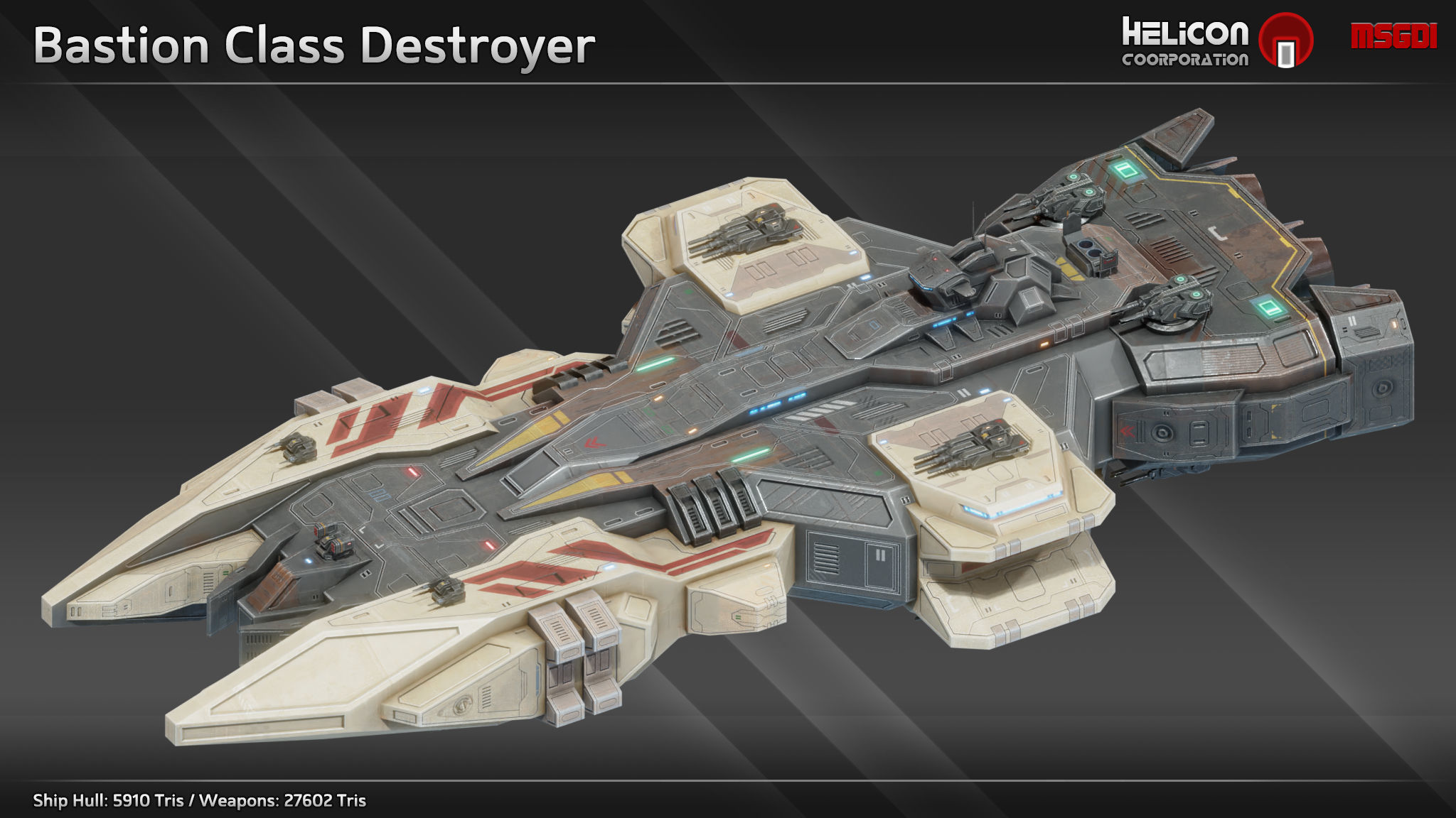 Helicon Corporation Spaceship Fleet Collection VR / AR / low-poly ...