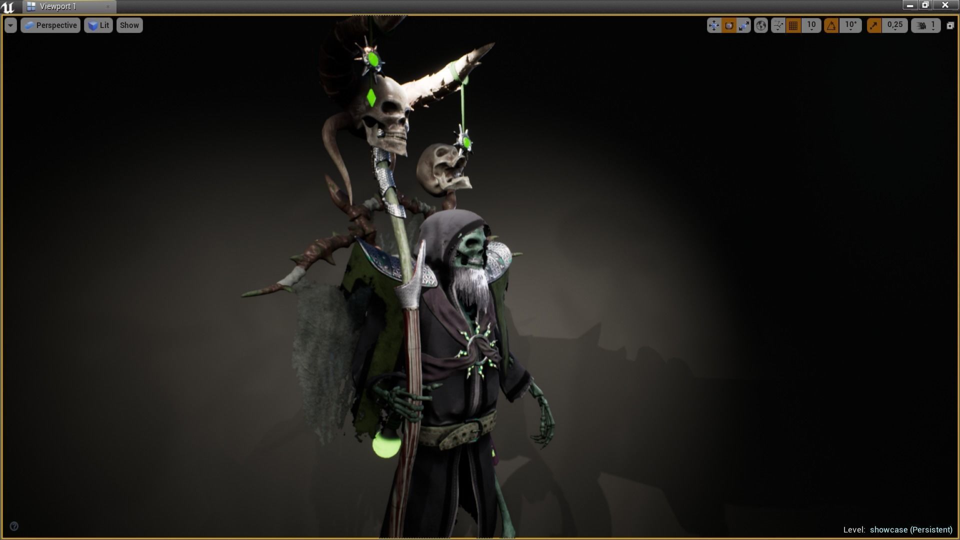 3D model Skeleton Wizard VR / AR / low-poly | CGTrader