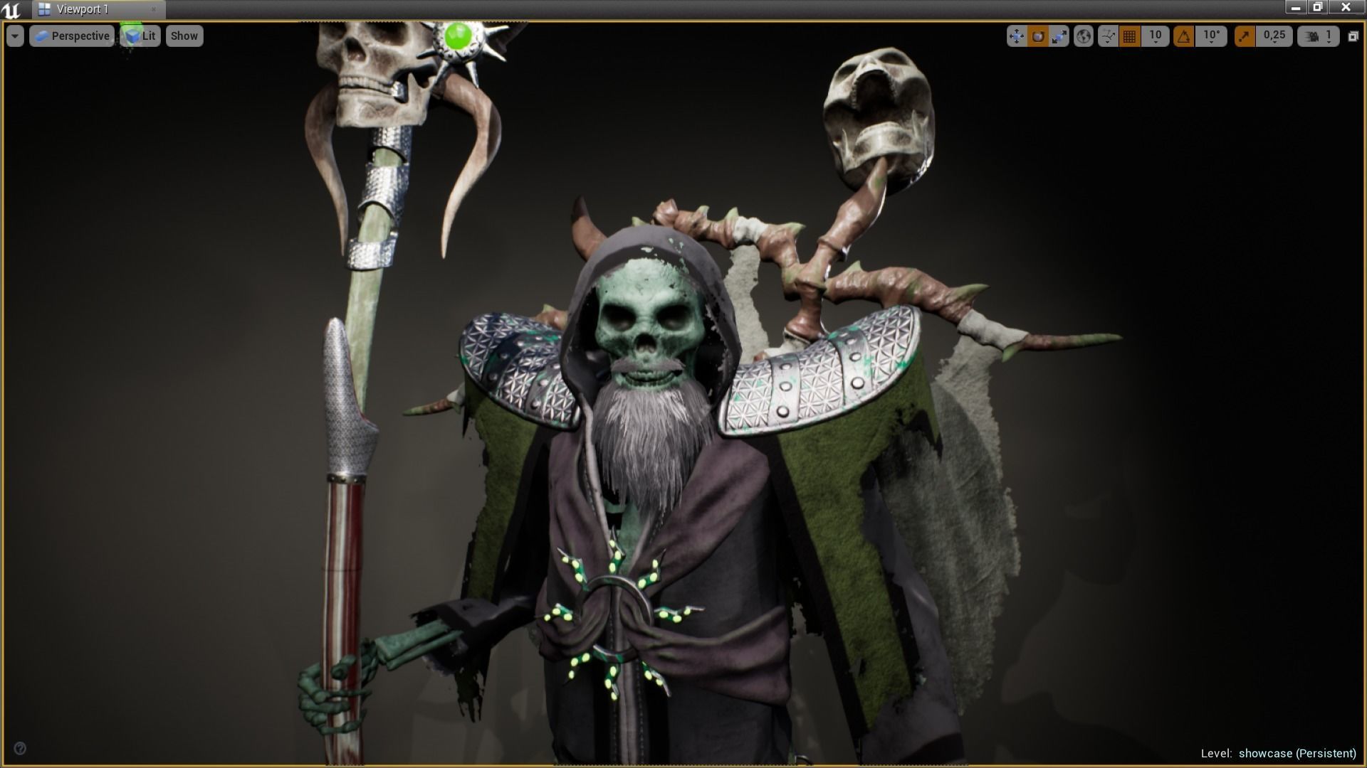 3D model Skeleton Wizard VR / AR / low-poly | CGTrader