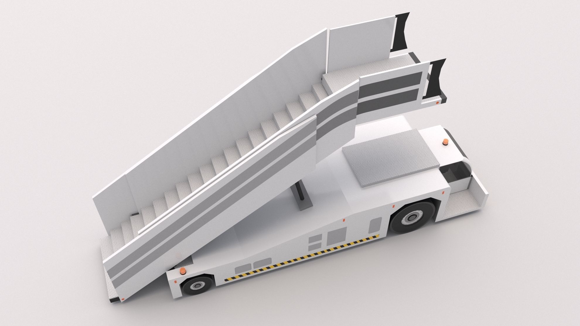 3D model Airport Stair Vehicle VR / AR / low-poly | CGTrader