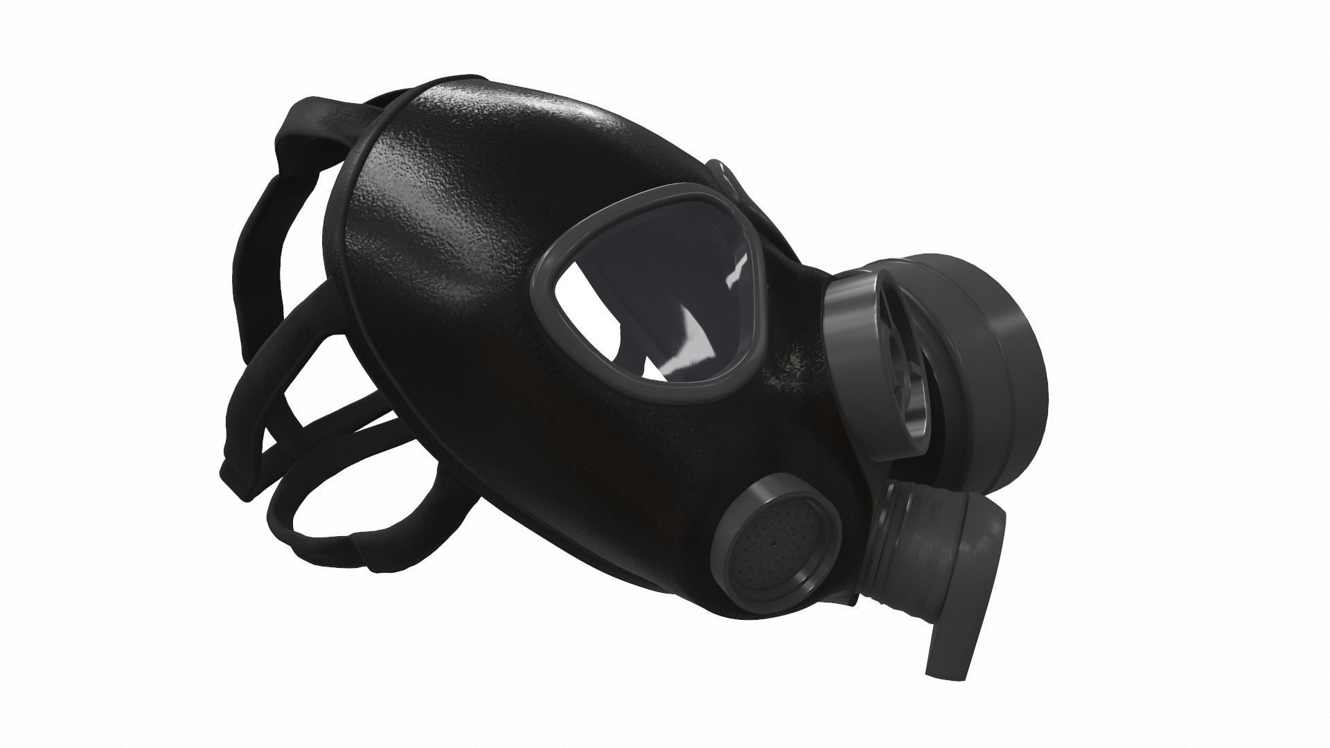 Gas Mask 02 3D model | CGTrader