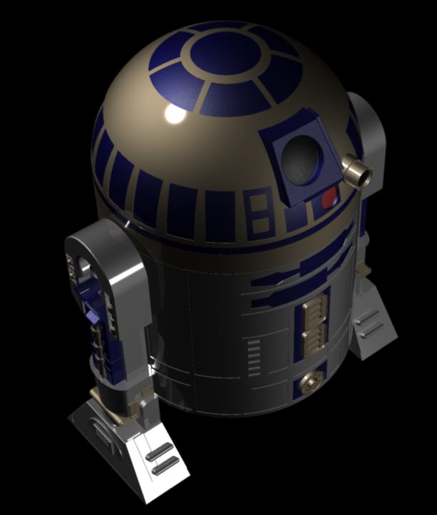 R2D2 Droid 3D model | CGTrader