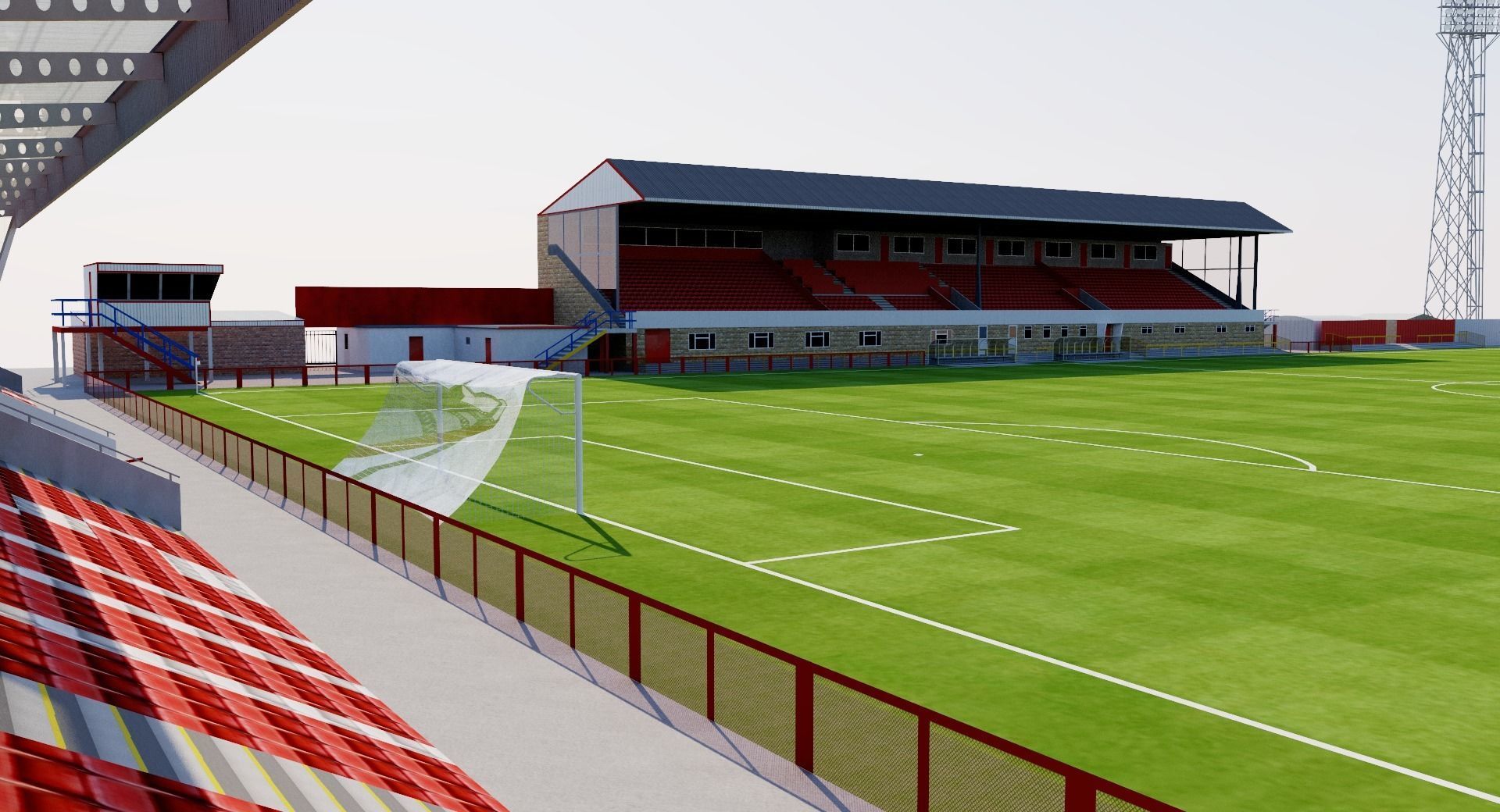 Whaddon Road - Cheltenham England 3D model | CGTrader