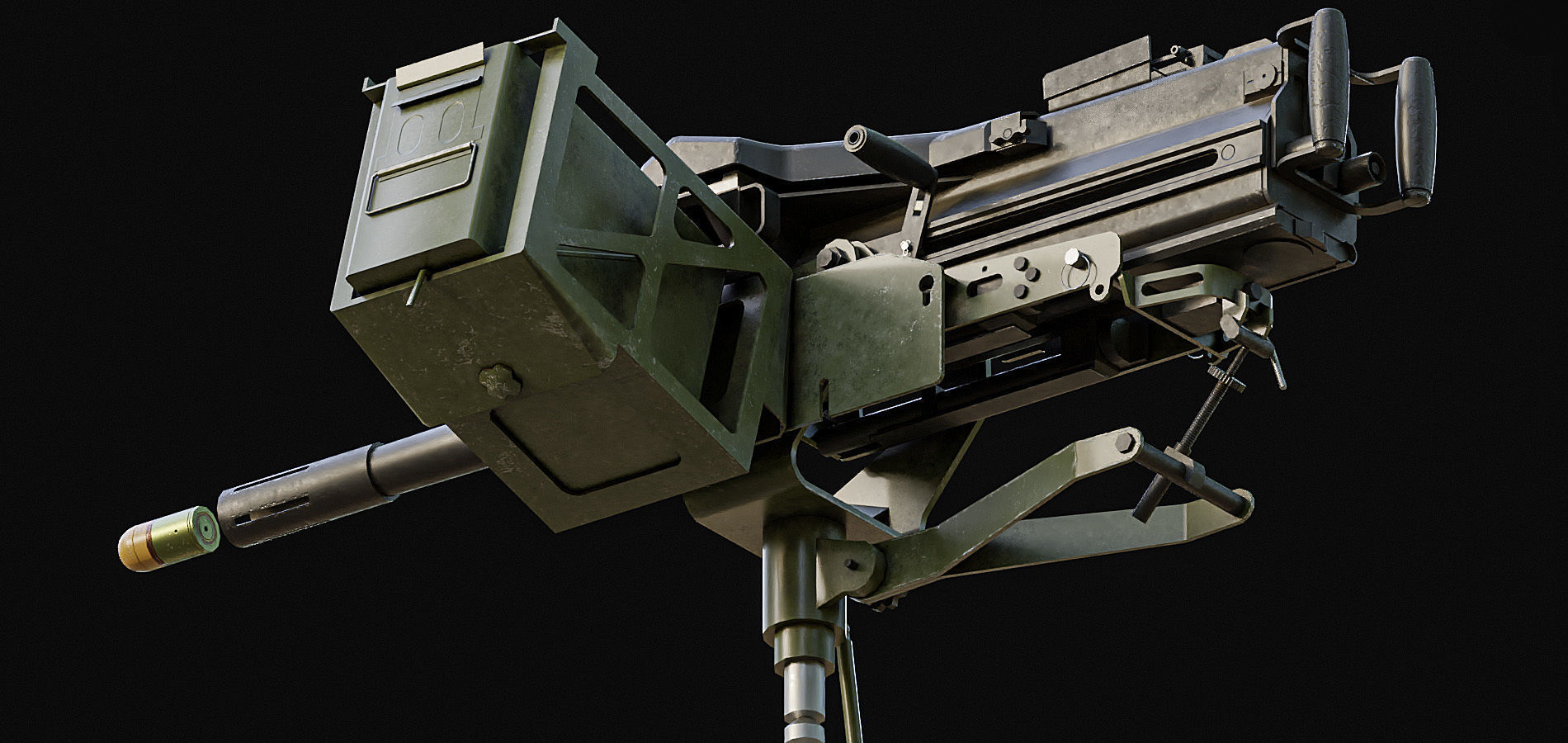 3D model M2 M240 MK19 VR / AR / low-poly | CGTrader
