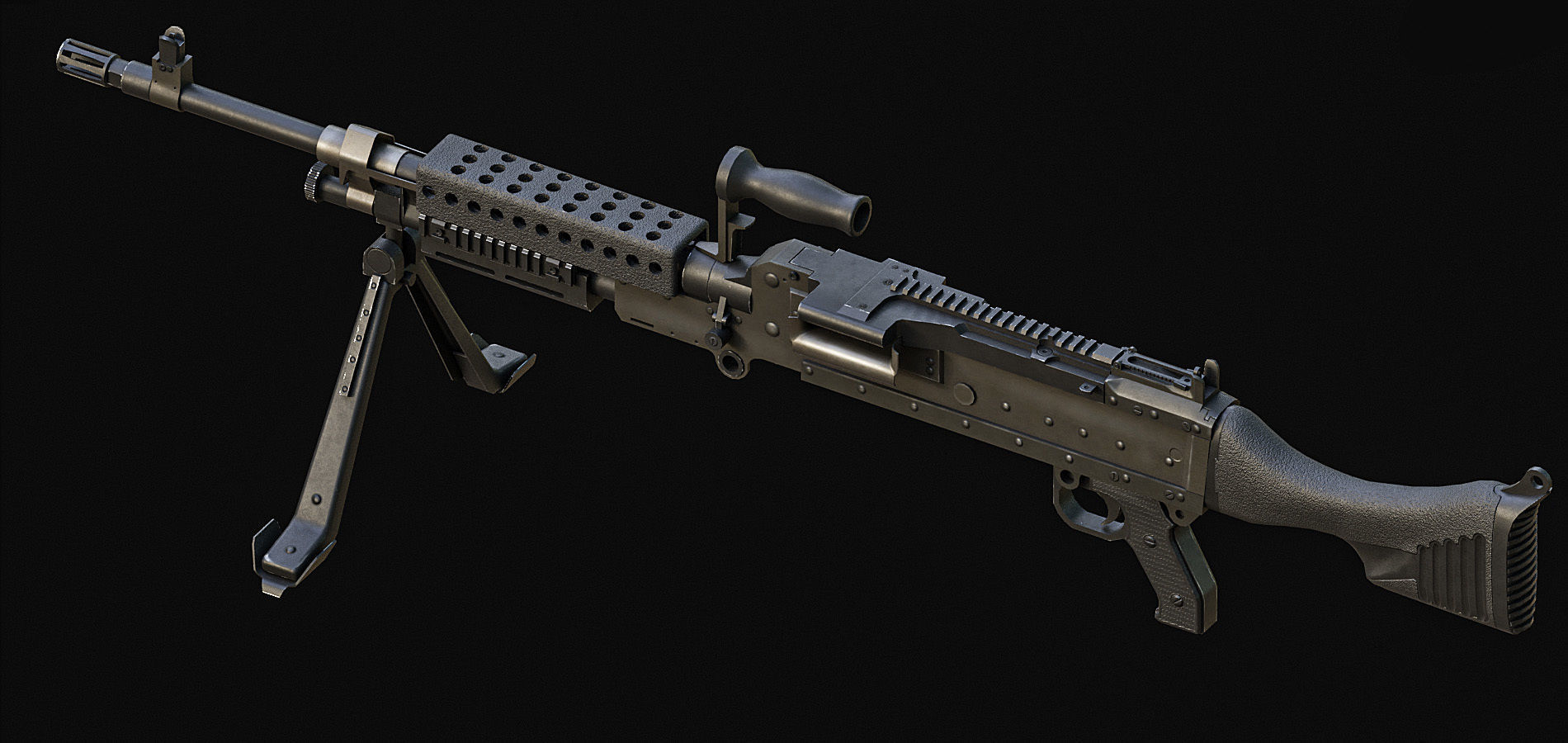 3D model M2 M240 MK19 VR / AR / low-poly | CGTrader