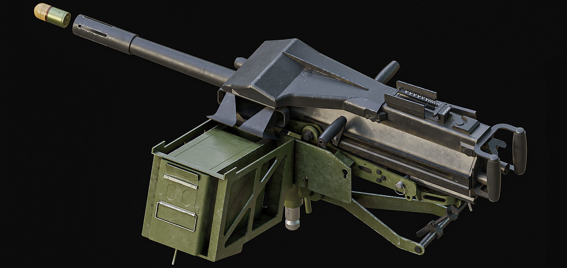 3D model M2 M240 MK19 VR / AR / low-poly | CGTrader