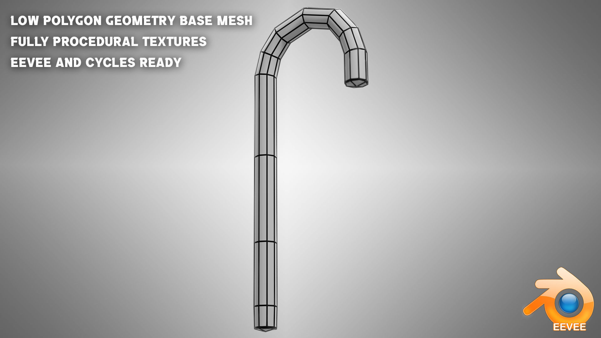 Low Poly Candy Canes free VR / AR / low-poly 3D model | CGTrader