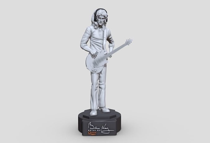 Brian May - queen - 3D Printing 3D model 3D printable | CGTrader