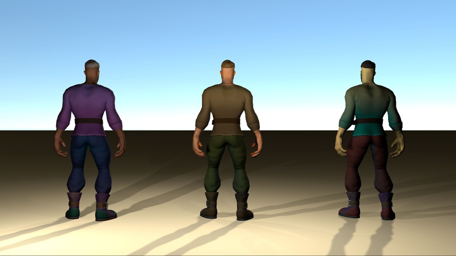 3D model Stylized Human Male VR / AR / low-poly rigged animated | CGTrader