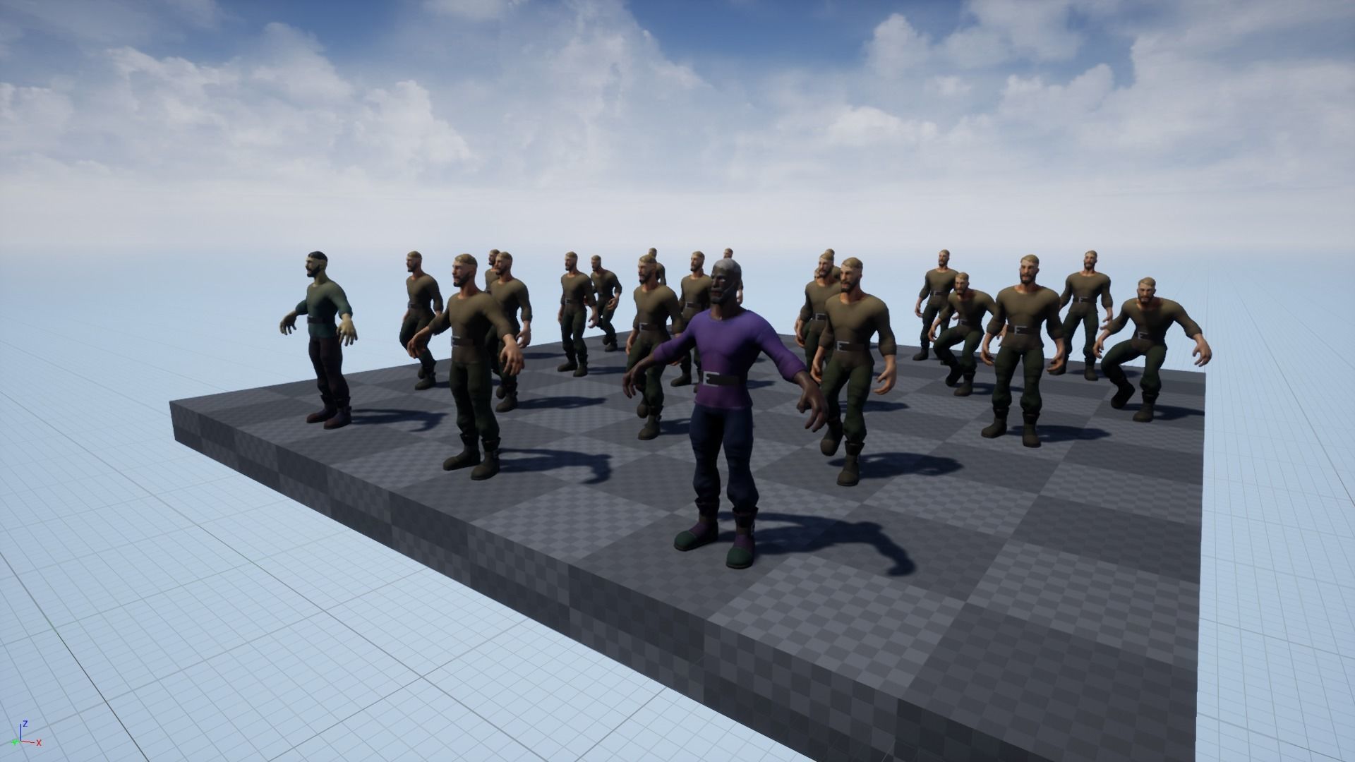 3D model Stylized Human Male VR / AR / low-poly rigged animated | CGTrader