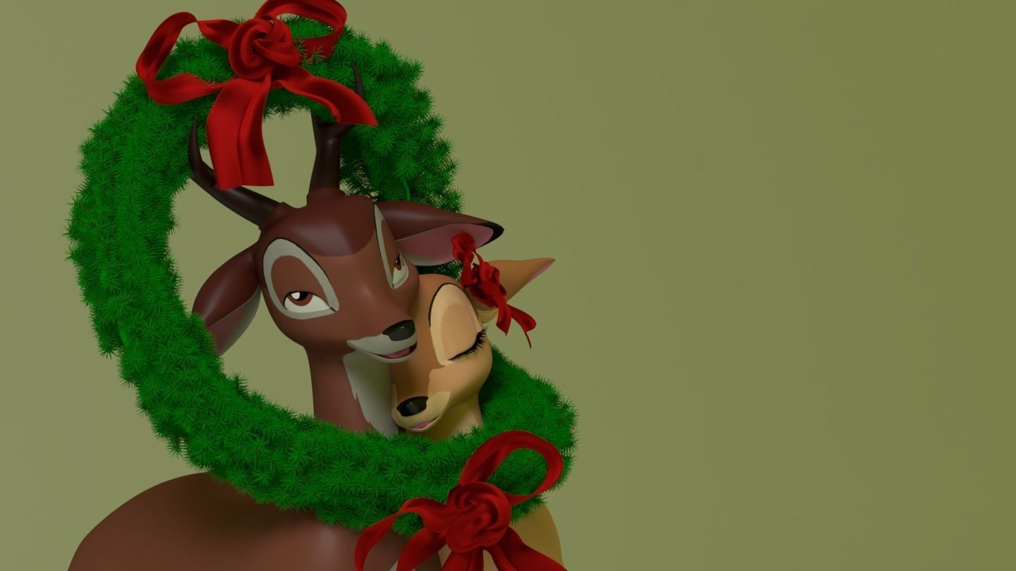 Adult Bambi Model Free 3d Model Animated Rigged Cgtrader