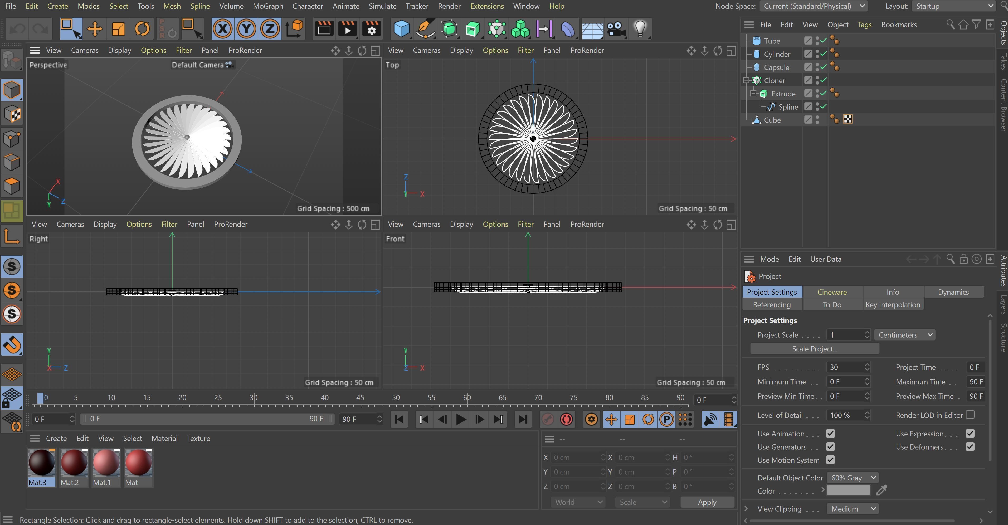 Fan built from scratch on Cinema4D 3D model | CGTrader