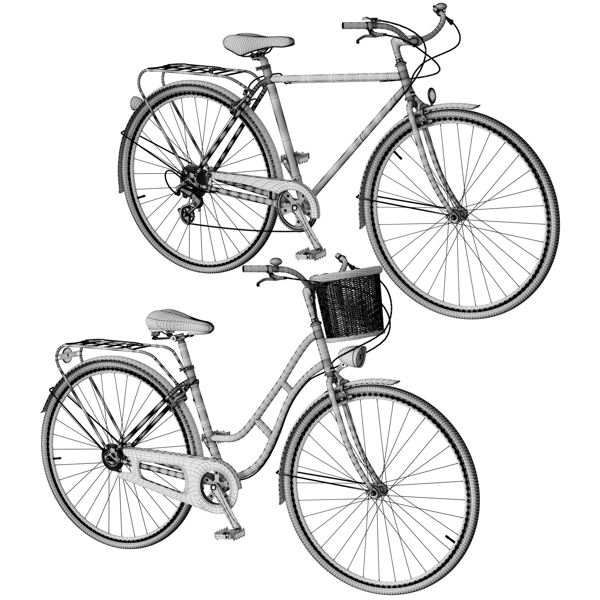 Retro Bicycles 3D model | CGTrader