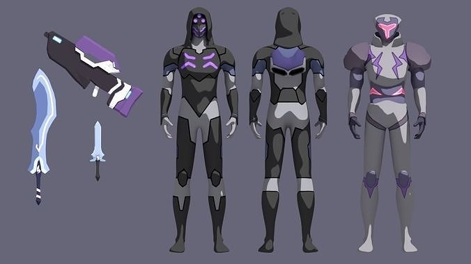 3D model Blade of Mormora Voltron VR / AR / low-poly | CGTrader
