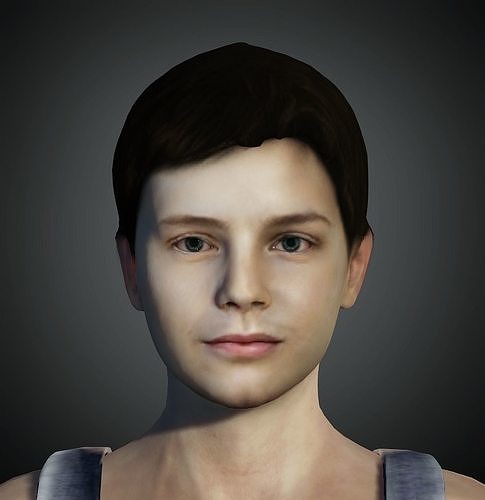 Unity Digital Human HS004 free 3D model animated rigged | CGTrader