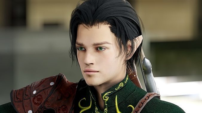 3D model Wood elf Low-poly 3D model VR / AR / low-poly rigged | CGTrader