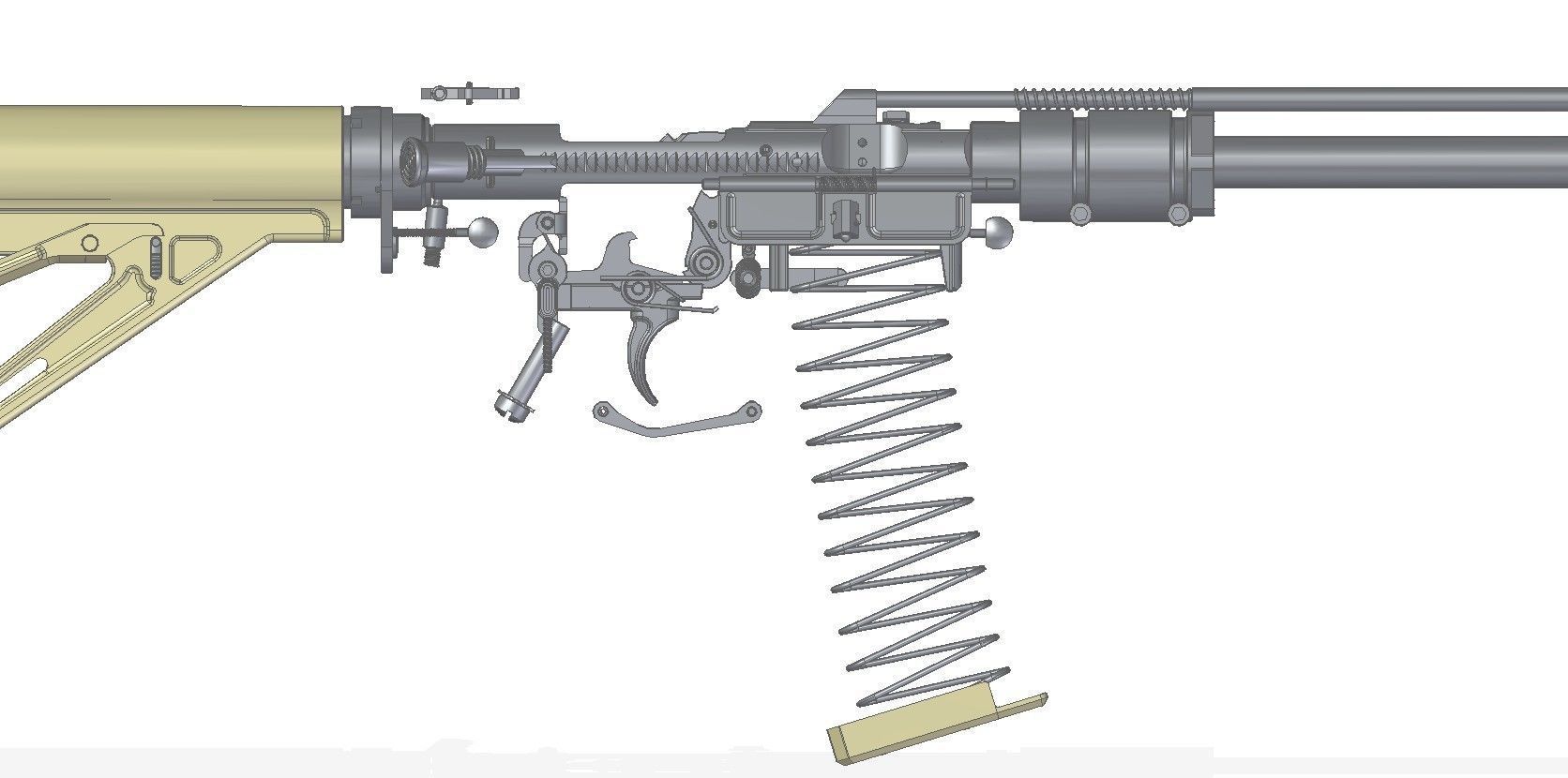 Barrett REC7 3D model | CGTrader