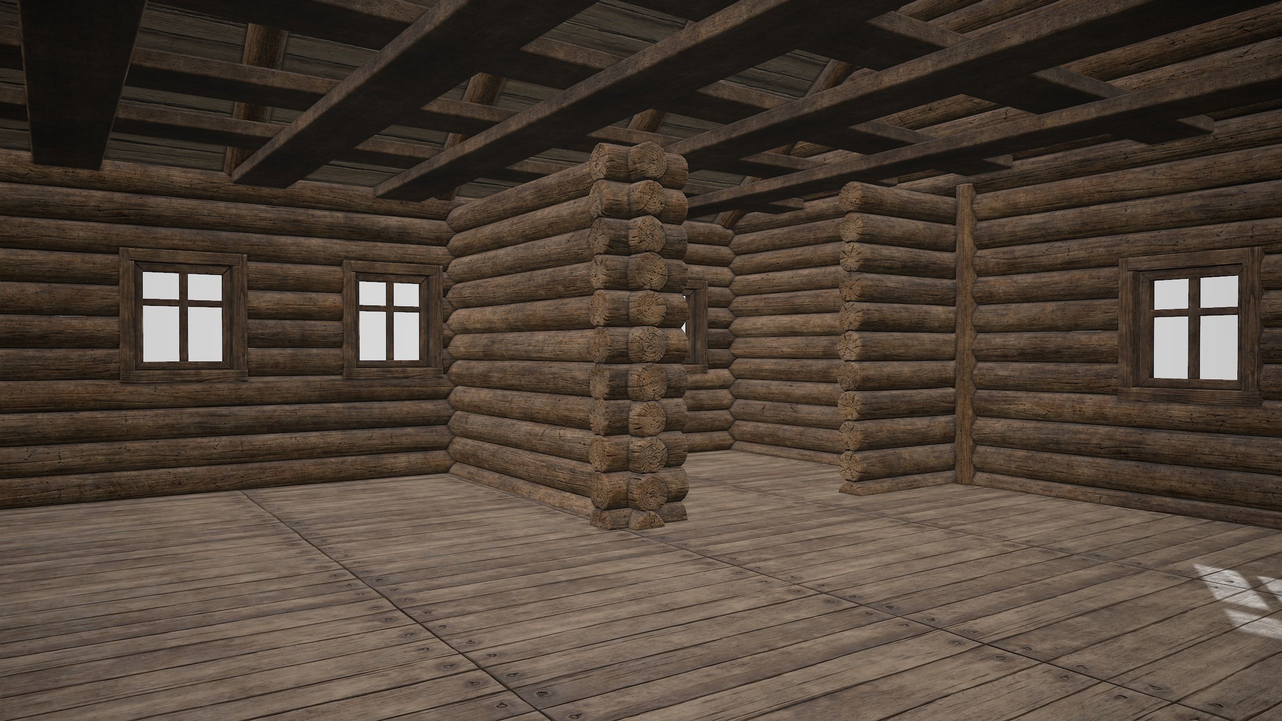 3D model Old hut VR / AR / low-poly | CGTrader