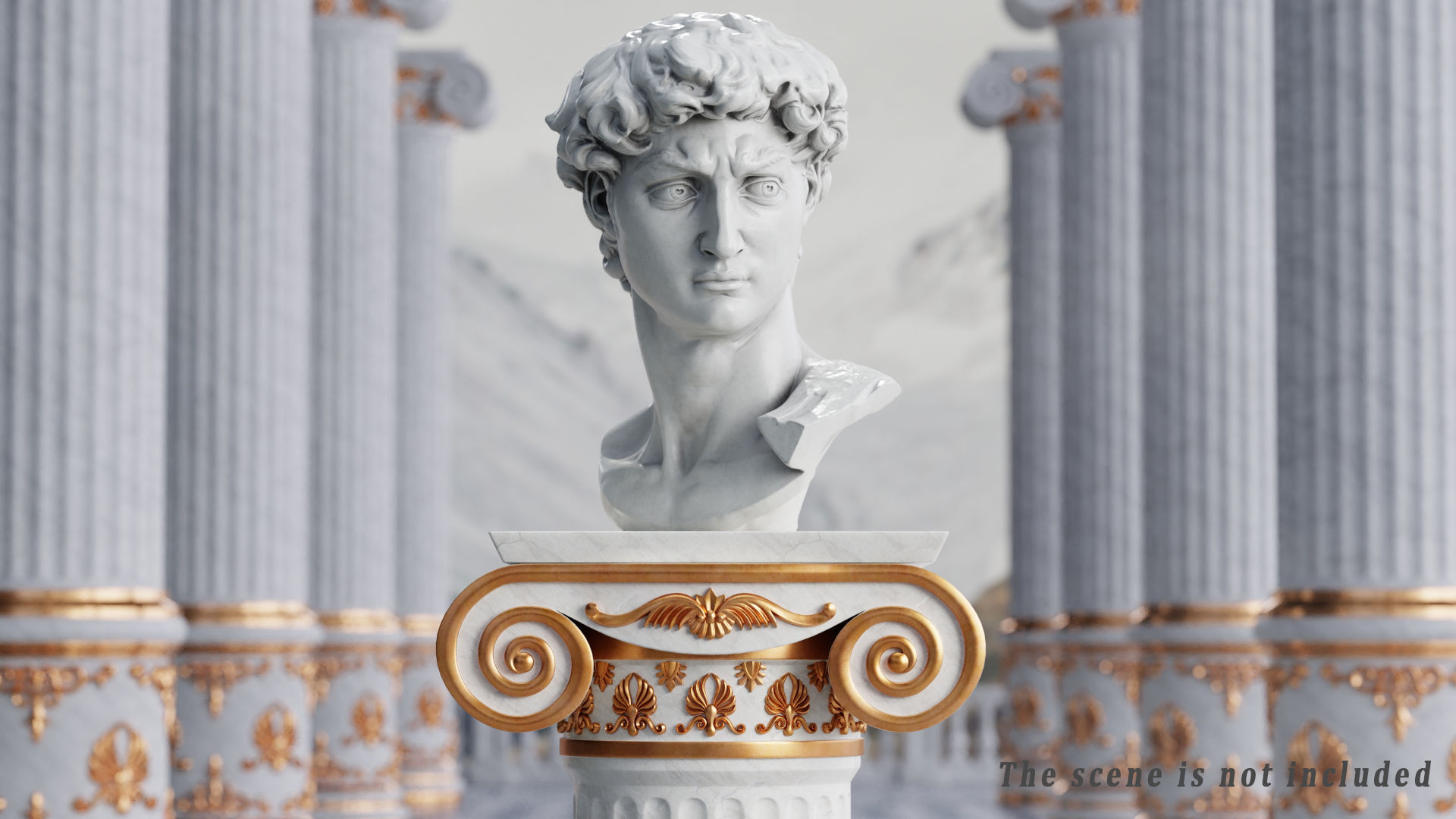 Head of David 3D model | CGTrader